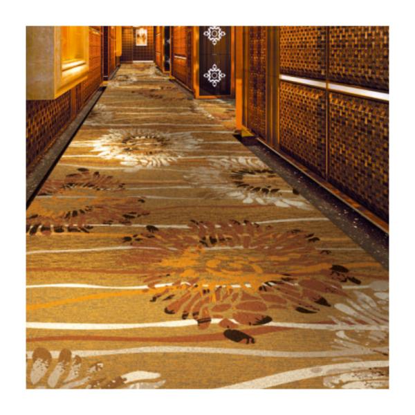 Quality Design 80% Wool And 20% Corridor Hotel Axminster Carpet For Home Pile Height 7mm for sale