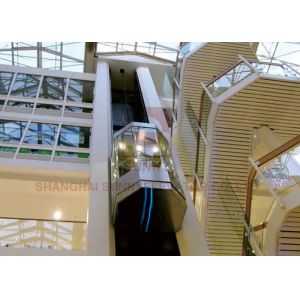 Quality 1600kg Full Glass Sightseeing Elevator Lift For Shopping Mall for sale