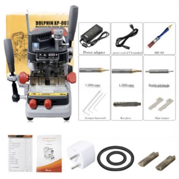 Quality Xhorse Dolphin XP-007 Car Key Cutting Machine for Laser Dimple and Flat Keys for sale