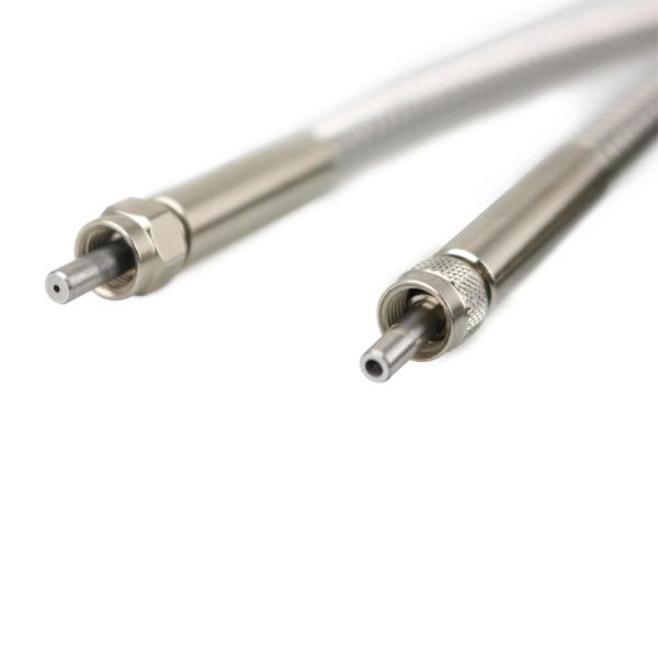 Quality multimode fiber optic patch cables step index SMA905-SMA905 furcation tubing for sale