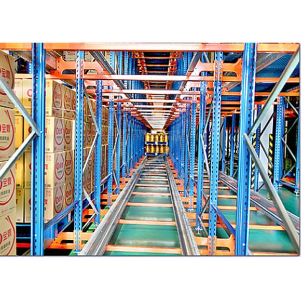 Quality 1000 Depth Shuttle Metal Pallet Racks Remote Controlled For Frozen Meat / for sale