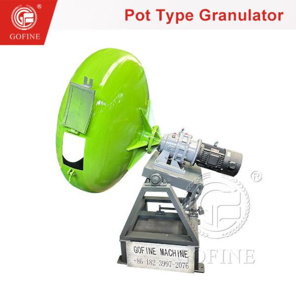 Quality Round Pot Granulator Organic Fertilizer Granulator Machine for sale
