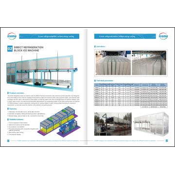 Quality 5000KG 5T Direct Cooling Block Ice Machine CE 1800W for sale