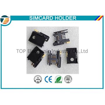 Quality 3.0mm PCB Mounting SIM Card Holder With Button Release TOP-SIM05 for sale