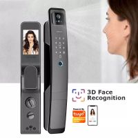 Quality 3.5 Inch Large Screen Inside Peephole Smart Door Lock for sale