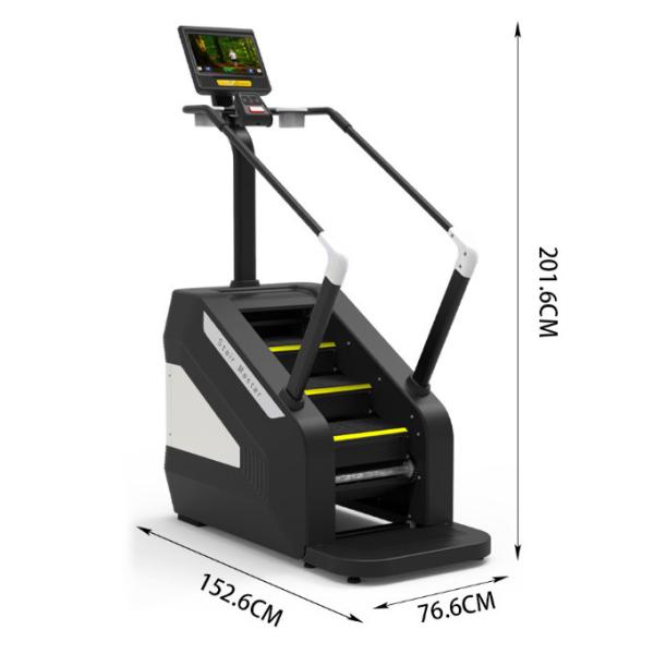 Quality Aerobic Equipment Intelligent Button Stair Climbing Machine Plug In Stepping for sale