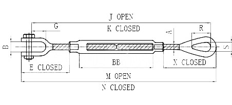 Quality Stainless Steel Turnbuckles Lifting Fittings Galvanized Wire Rope Cable for sale