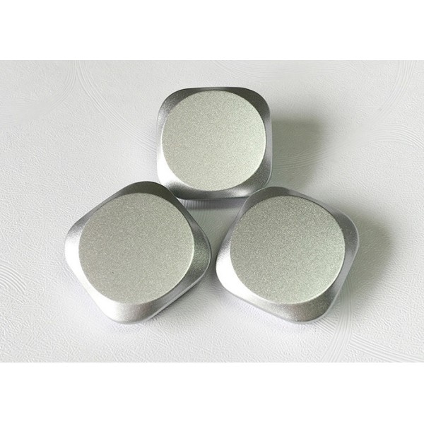 Quality Precision 0.05mm Tolerance Metal Die Casting parts Silver Zinc Alloy Buttons for sale
