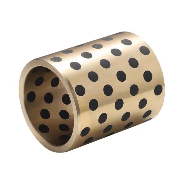 Quality RG7 CuSn7Zn4Pb7 Bronze Bearings For Valves Circular Grooves Type Bushing for sale