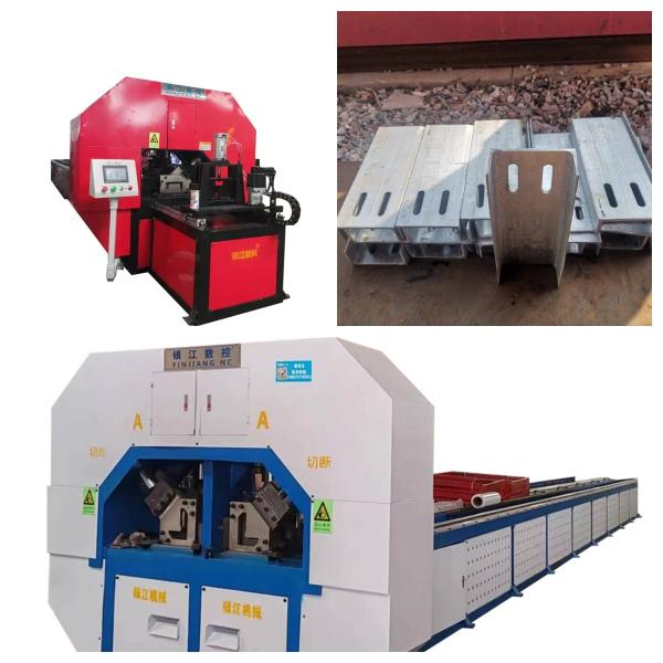 Quality 6m Flat Steel Channel Steel Automatic Punching And Shearing Machine for sale