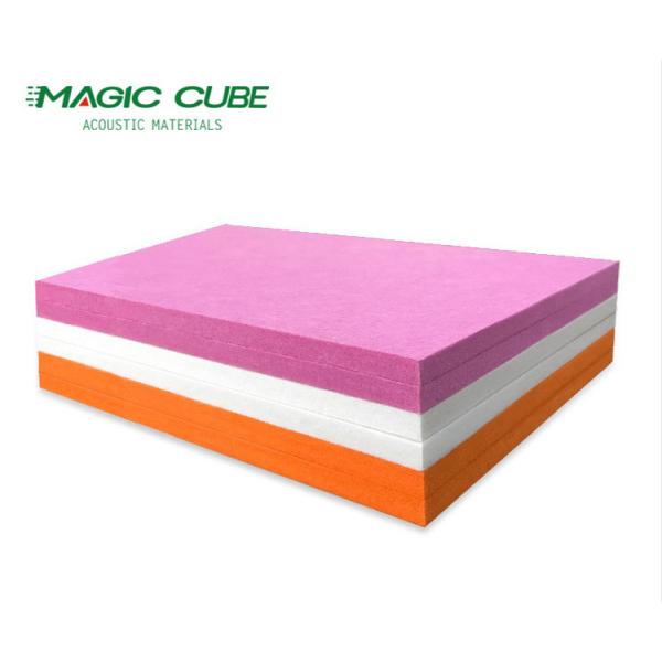 Quality Square Edge Hexagon PET 3D Acoustic Panel Soundproof For Educational Facilities for sale