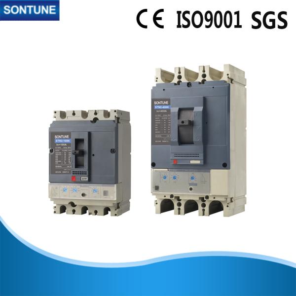 Quality 3P 4P Thermal Magnetic Molded Case Circuit Breaker With Overload Protection for sale