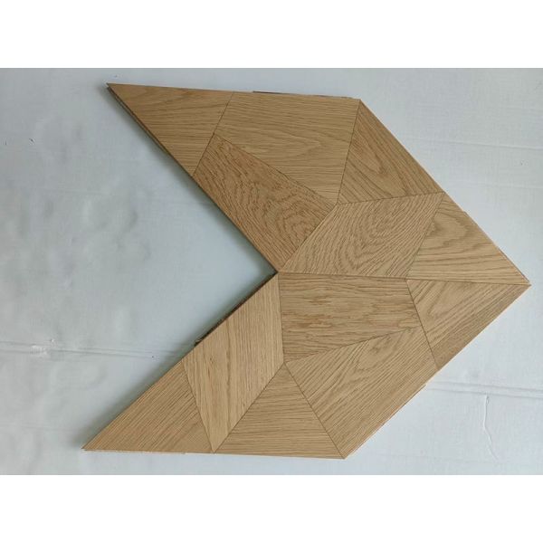 Quality Diamond Shaped Oak Engineered Wood Flooring, Unique Design, ABC Grade for sale