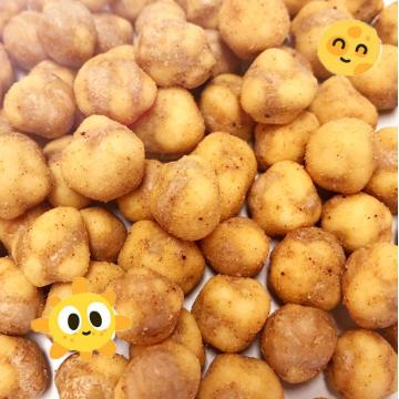 Quality Seasoned Chilli Flavor Coated Crispy Fried Chickpeas NON GMO for sale