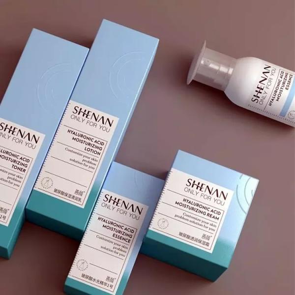 Quality Ivory Board Full Color Printed Boxes Skincare Cosmetics White Paperboard Boxes for sale