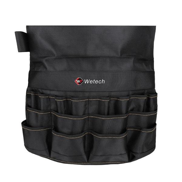 Quality Black Bucket Tool Bag Professional Bucket Tool Pouch Customized Capacity 10 kg for sale