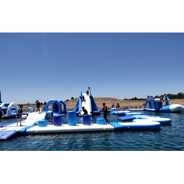 Quality Perth Lake Commercial Inflatable Water Park / Customized Huge Floating Water for sale