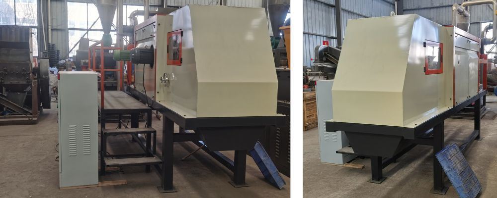Eddy Current Separator Municipal Solid Waste Sorting Machine Plastic Metal Sorting Machine
