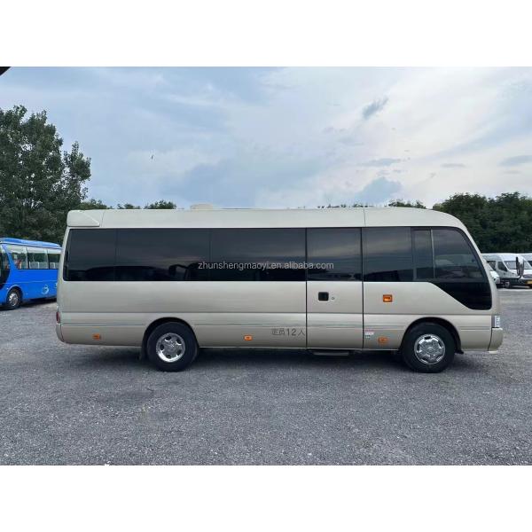 Quality Used Toyota Coaster Bus 2axel Diesel Engine A/C Roller Coaster Passenger LHD/Rhd for sale