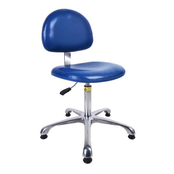 Quality Ergonomic Armless Lab PU Leather Chairs for sale