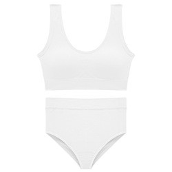 Quality Seamless Plus Size Bra Sets Breathable Full Brief Underwear Sets for sale
