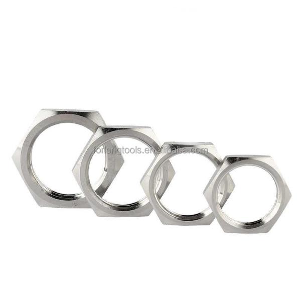 Quality Natural Finish Stainless Steel Hex Jam Nut 5/8-18 Thin Nut for Standard Size in Imperial Measurement System for sale
