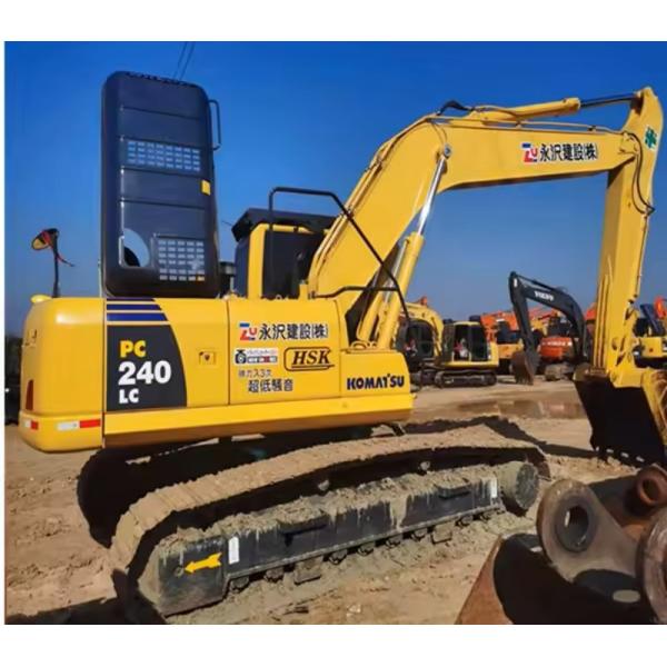 Quality Japan 24 tons used and efficient crawler excavator Komatsu PC240LC-8 for sale