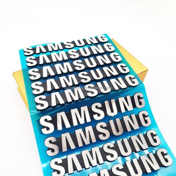 Quality Eco-friendly Aluminum Metal Labels for Audio Equipment Customized and OEM Installation for sale