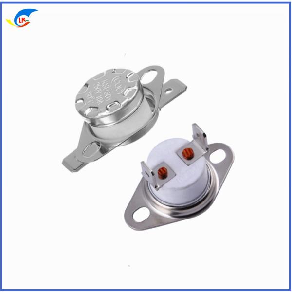 Quality KSD301 250V 10A/16A/20A Bimetallic Temperature Switch Normally Closed / Open 80 for sale