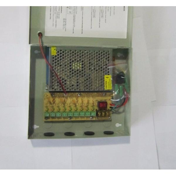 Quality CCTV Power Supply Box 9CH 12V 5A DC Output 60W Efficiency 90% Output Frequency for sale