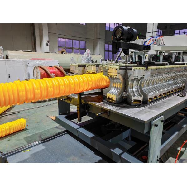 Quality Custom Corrugated Pipe Extrusion Line, Plastic Pipe Machine, Serve Global Design for sale