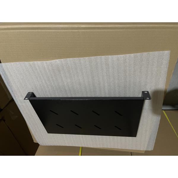 Quality SPCC Cold Rolled Steel 1U Vented Keyboard Tray for Rack Mount Communication Tray for sale