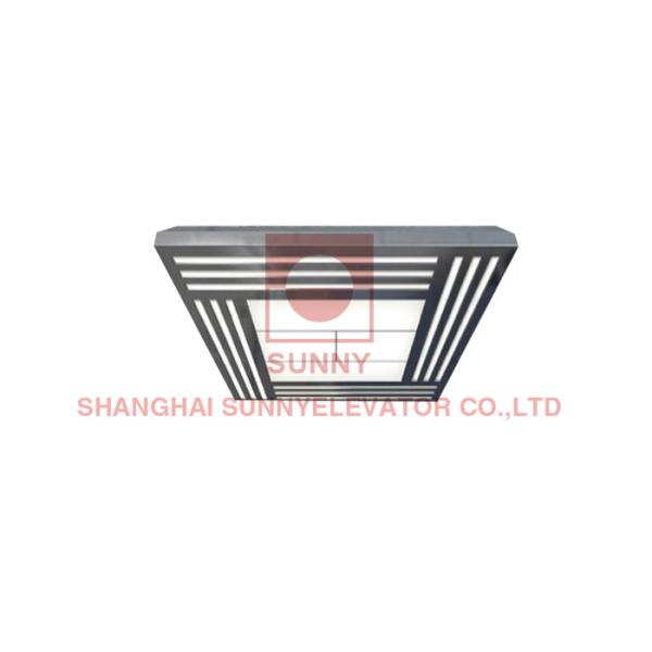 Quality Stainless Steel Square Tube Frame Elevator Ceiling Down Light With Elevator for sale