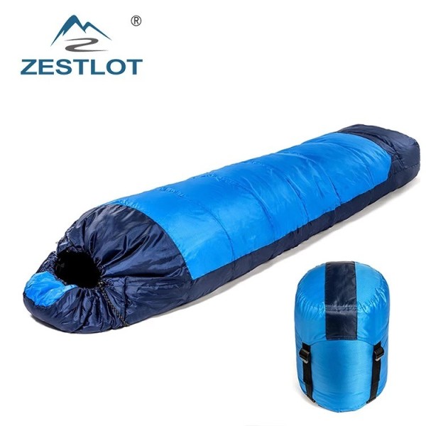 Quality Lightweight 1.5kg Mummy Polyester Sleeping Bag for sale
