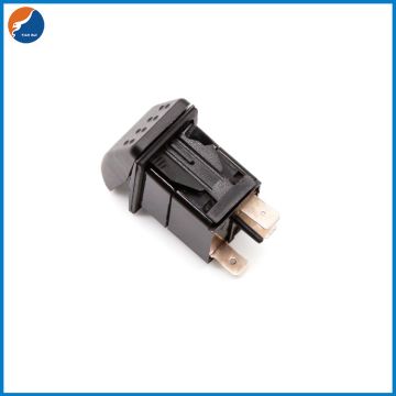 Quality 12V 24V 10A 20A ABS Marine Boat Rocker Switch With LED for sale