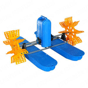 Quality 220V 1.5kw Farm Pond Long Arm Paddle Wheel Aerator For Shrimp Farm Aquaculture for sale