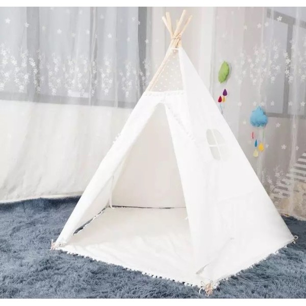 Quality Geertop 3.8kg Cotton Canvas Kids Pop Up Play Tent for sale