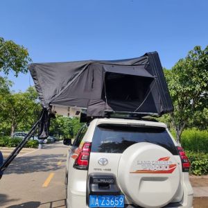 Quality XL Portable Large Space Side Open Roof Top Tent Outdoor Waterproof Side Opening for sale