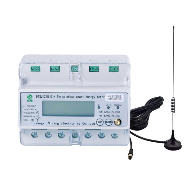 Quality Api Programmable Three Phase Prepaid Energy Meter Wifi 3 Phase Din Rail Meter for sale