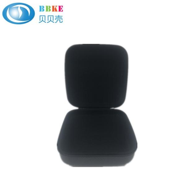 Quality Carbon Fiber PU Portable Protective EVA Headphone Case With Rubber Handle for sale