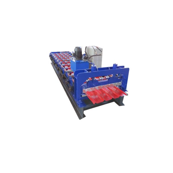 Quality Ibr Glazed Profile Steel Plc Double Layer Roofing Sheet Roll Forming Machine for sale