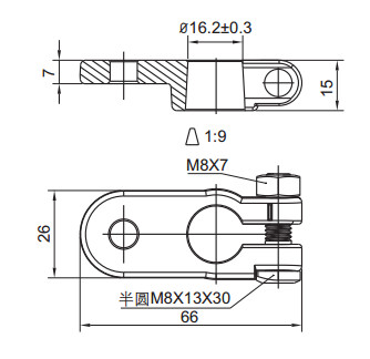 Quality Negative Forging Car Battery Cable Connectors , Car Battery Cable Ends for sale
