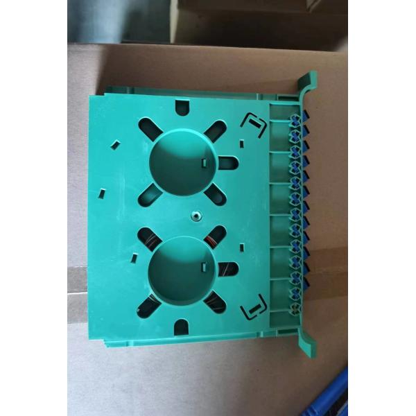 Quality 12 Core Small Splice Tray for FTTX ODB NAP FTTH Plastic Fiber Optic Splice Cable for sale