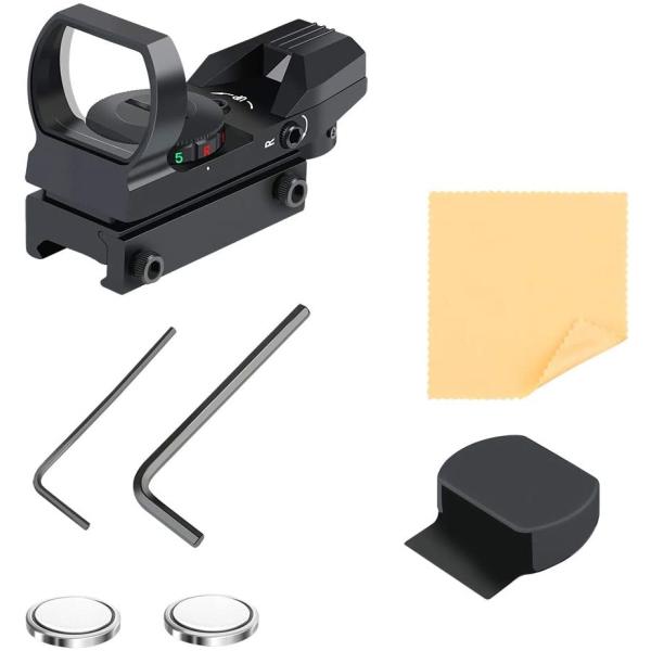 Quality Compact 22x33mm Red Dot Reflex Sight With 4 Reticle Shockproof for sale