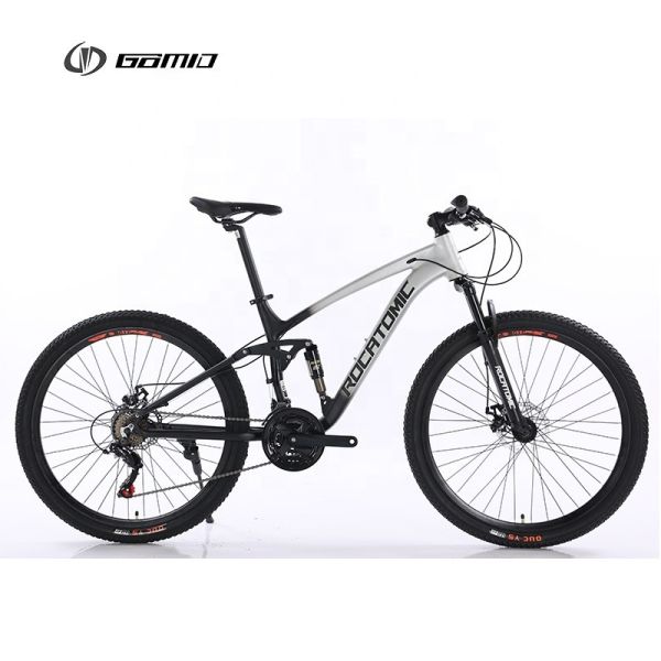Quality Disc Brake and SHIMANO TZ500-7 Freewheel Bicicletas GOMID Soft Tail Mountainbike Four Link Bisiklet Full Suspension Bike for sale