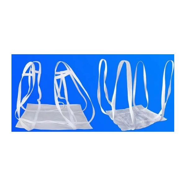 Quality Color Printing Foldable PP Ton Bag Soft Tray With Discharge Spout for sale