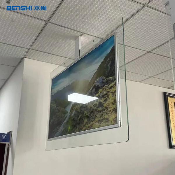 Quality 55 Inch LCD TV Hanging Advertising Digital Signage Double Sided for sale