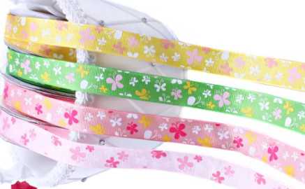 Quality Customized Print Satin Ribbon with Logo For Wrapping Decoration Garment for sale