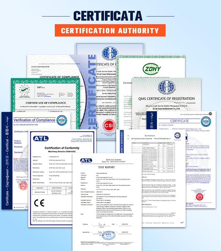 Yunyi Dual Chamber Wireless Magnetic Level Meter close-up view