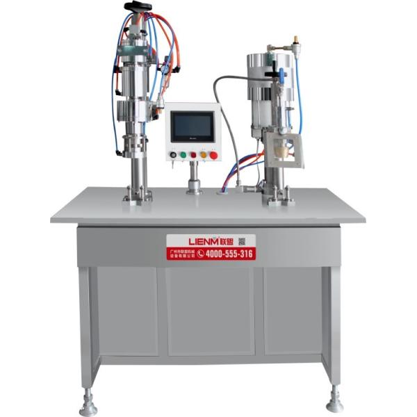 Quality Semi Automatic Bag on Valve Aerosol Filling Machine for sale